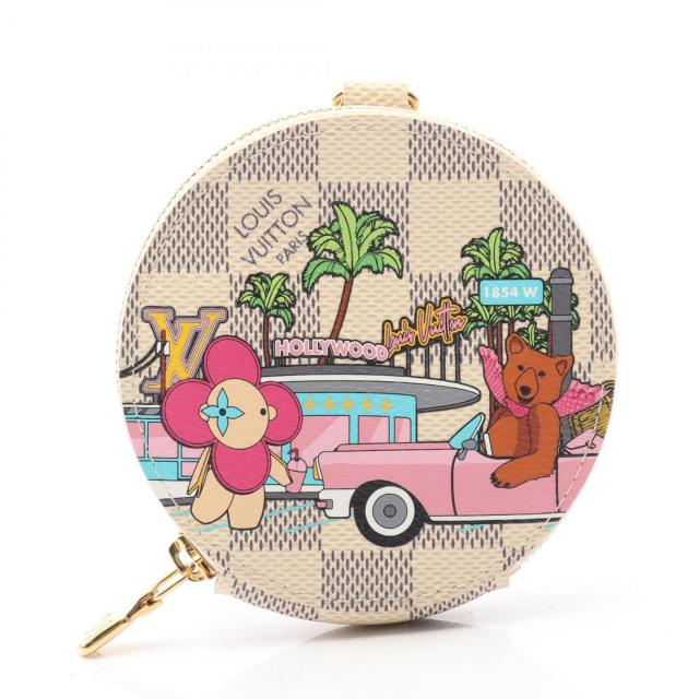 ルイ・ヴィトン LOUIS VUITTON ポルトモネロン ダミエアズール ヴィヴィエンヌ ケース 財布 PVC レディース ホワイト系 N60493 【中古】