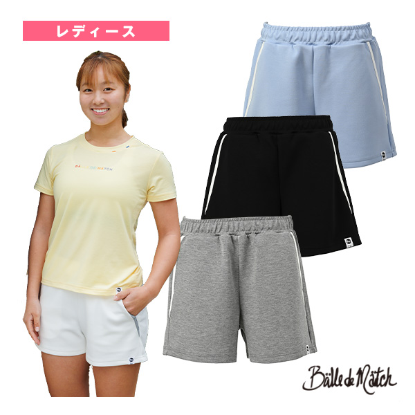 [バルデマッチ テニス・バドミントンウェア（レディース）]サマースウェットショートパンツ／レディース（BDM-D1219）