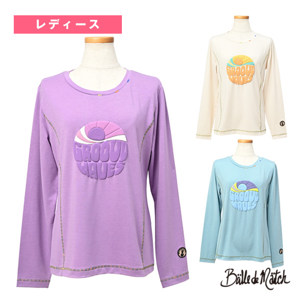 [バルデマッチ テニスウェア（レディース）]ロングTシャツ／レディース（BDM-E1213）