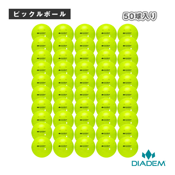 [ダイアデム ピックルボールボール]オフィシャルピックルボール The Official Pickleball Ball 50球 TPB004