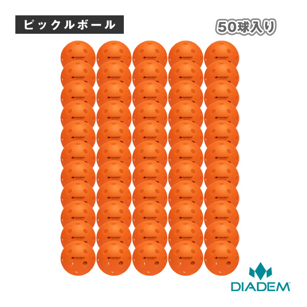 [ダイアデム ピックルボールボール]オフィシャルピックルボールインドア用 The Official Pickleball Ball Indoor Ball 50球 TPB008