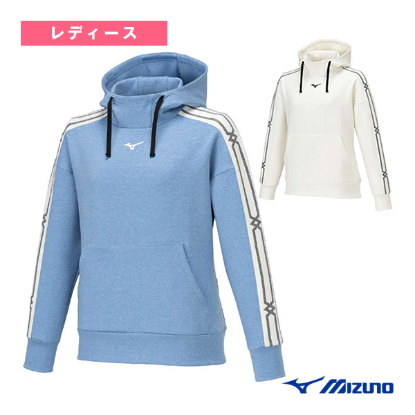 [ミズノ オールスポーツウェア（レディース） ]ストレッチスウェットプルオーバーフーディ／レディース（32MCB825）