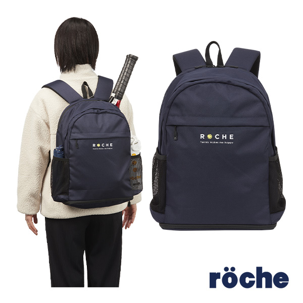 [ローチェ（roche） テニスバッグ]リュック ラケット2本収納可 248702
