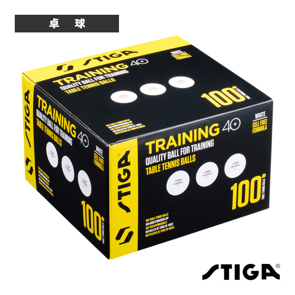 [スティガ 卓球ボール ]トレーニングボール40＋ TRAINING 40＋ 100PCS 100球入り 1110-2710-10J