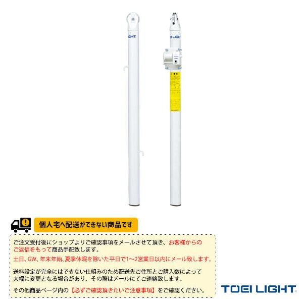 [TOEI(トーエイ) テニスコート用品 ][送料別途]テニス支柱 体育館用 差込式 2本1組 B-2995