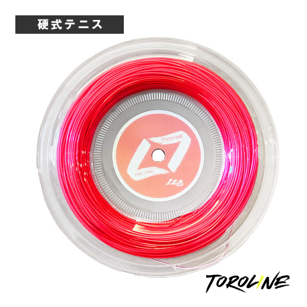 [トロライン テニスストリング（ロール他）]TOROTORO PINK 123 トロトロ ピンク 100mロール 1.23mm
