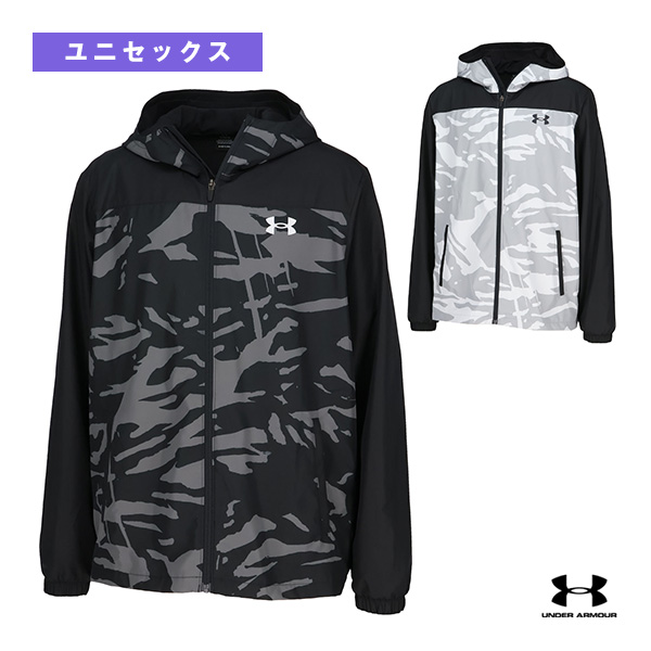[アンダーアーマー オールスポーツウェア（メンズ/ユニ） ]トリコットウーブンフルジップフードジャケット UA TRICOT WOVEN FULL-ZIP HOODED JACKET ユニセックス 6007972