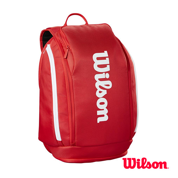 [ウィルソン テニスバッグ]スーパーツアーレッド バックパック SUPER TOUR RED BACKPACK WR8036901001