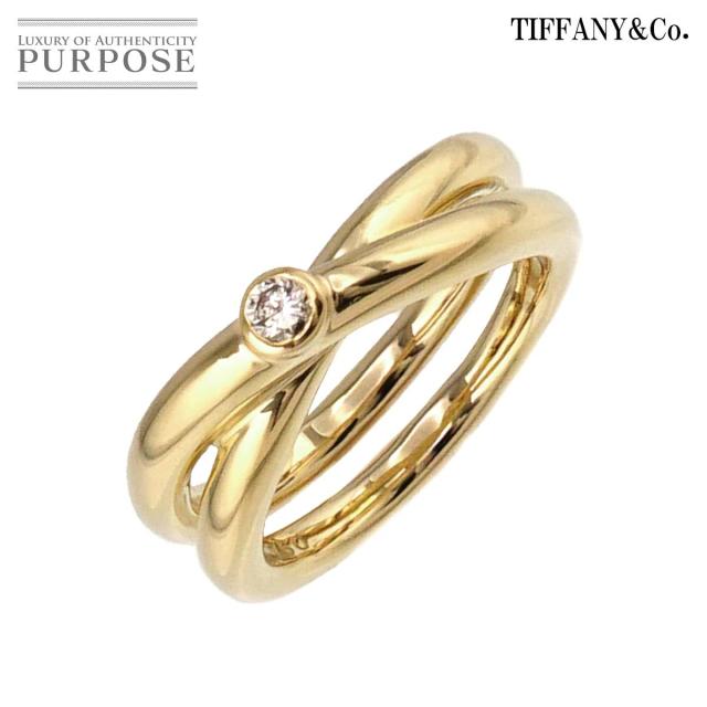 ティファニー TIFFANY&CO. 18号 リング ダイヤ K18 YG イエローゴールド 750 指輪 パロマピカソ クロス レディース 90217480 【中古】BJの通販はau PAY ...