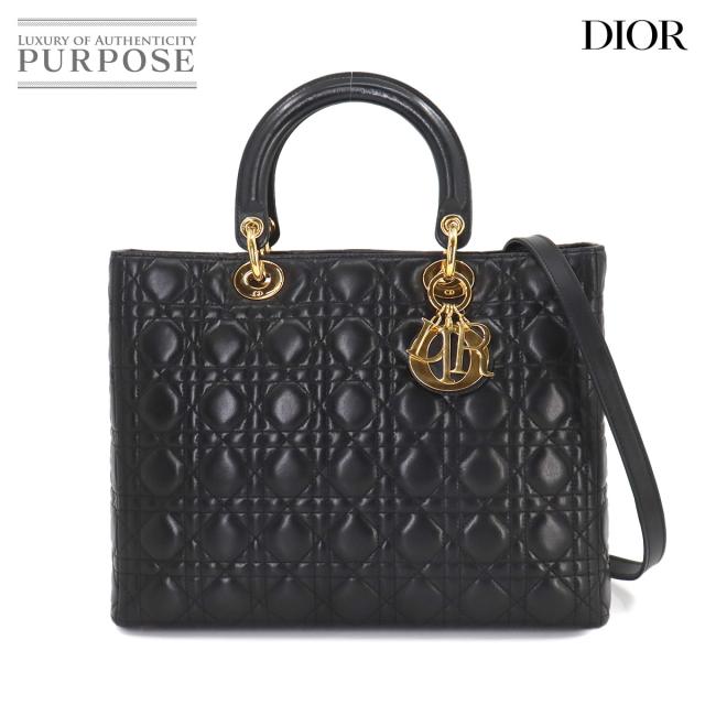 新品同様 クリスチャン ディオール バッグ レディディオール ラージ ハンド ショルダー バッグ レディース 90243505 【中古】ブランド