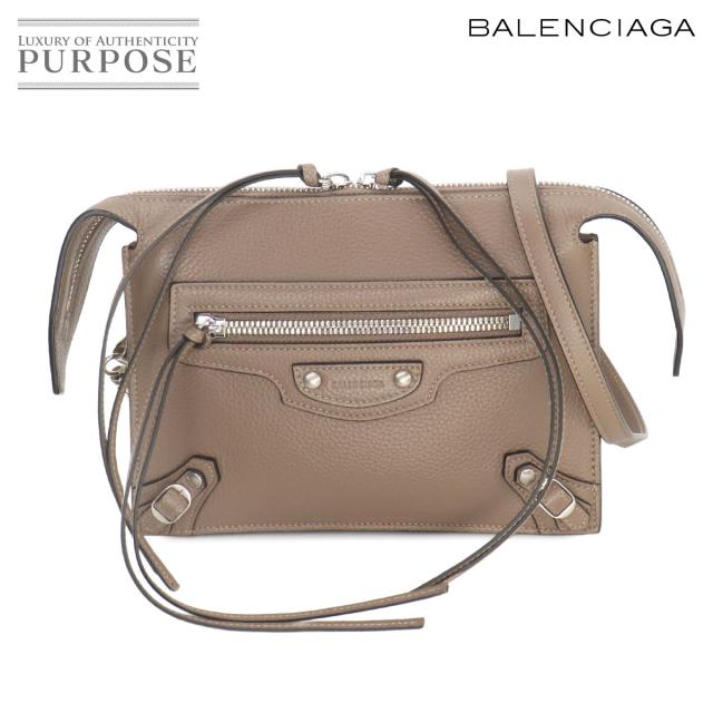新品同様 バレンシアガ バッグ ショルダー バッグ レザー ブラウン 655247 シルバー 金具 レディース 90263525 【中古】ブランド