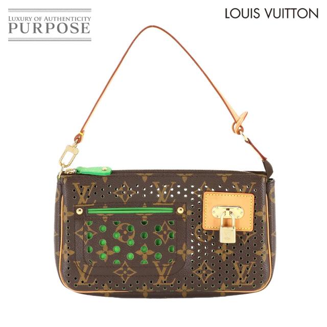 新品同様 ルイ ヴィトン バッグ モノグラム ペルフォ ポシェット アクセソワール ハンド ヴェール レディース 90278687 【中古】ブランド