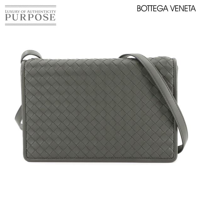 新品同様 ボッテガ ヴェネタ バッグ イントレチャート ショルダー バッグ カーキ メンズ レディース 90278703 【中古】ブランド