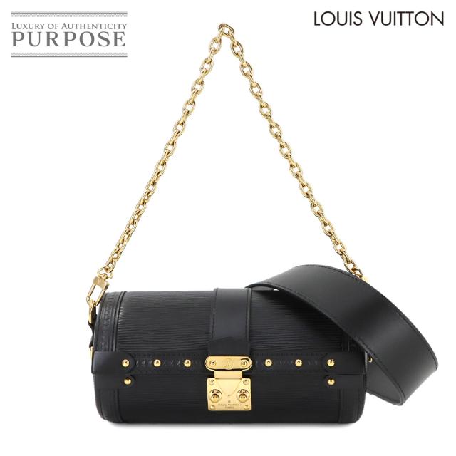 新品同様 ルイ ヴィトン  バッグ エピ パピヨン トランク ショルダー バッグ レザー ノワール レディース 90280789 【中古】ブランド