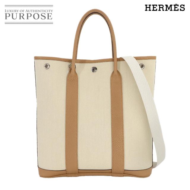 新品同様 エルメス バッグ ガーデンファイル PM 2way トート バッグ トワルミリタリー ネゴンダ レディース 90280814 【中古】ブランド