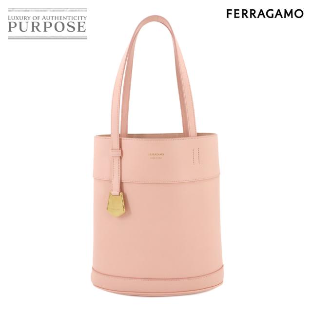 未使用 展示品 サルヴァトーレ フェラガモ バッグ トート バッグ レザー ピンク 217533 レディース 90282978 【中古】ブランド