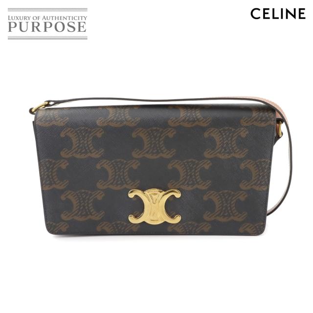 新品同様 セリーヌ バッグ トリオンフ トラペーズ 2way ショルダー クラッチ バッグ PVC レディース 90286612 【中古】ブランド