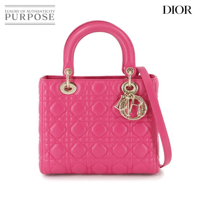 新品同様 クリスチャン ディオール バッグ カナージュ レディディオール ミディアム 2way バッグ レディース 90287491 【中古】ブランド