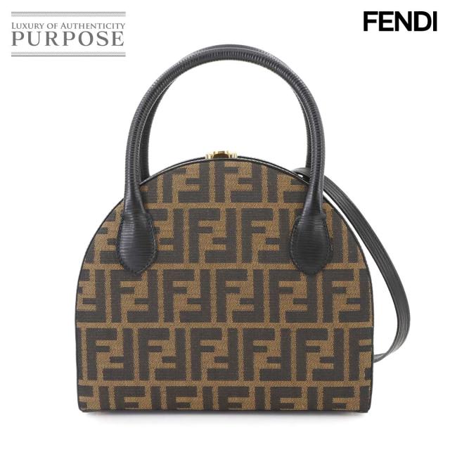 新品同様 フェンディ バッグ ズッカ 2way ハンド ショルダー バッグ キャンバス レザー レディース 90289242 【中古】ブランド