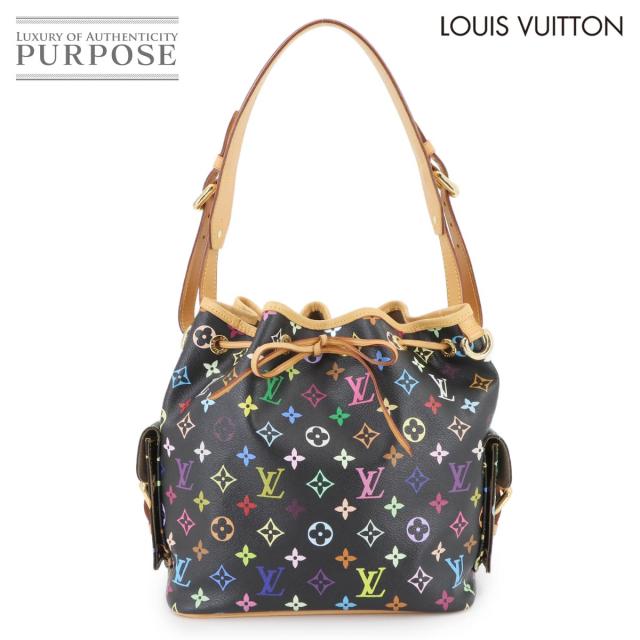 美品 ルイ ヴィトン バッグ モノグラム マルチカラー プチノエ ショルダー バッグ ノワール レディース 90290091 【中古】ブランド