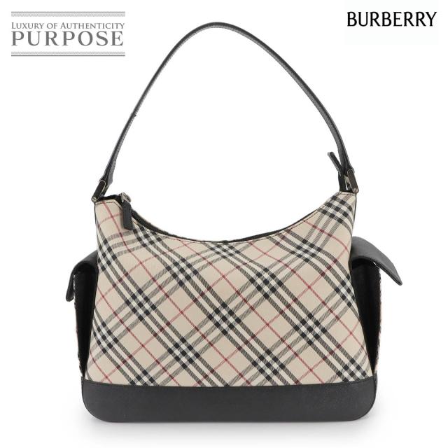 新品同様 バーバリー バッグ ノバチェック ショルダー バッグ キャンバス レザー ベージュ レディース 90290115 【中古】ブランド