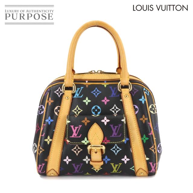 美品 ルイ ヴィトン バッグ モノグラム マルチカラー プリシラ ハンド バッグ ノワール レディース 90290252 【中古】ブランド