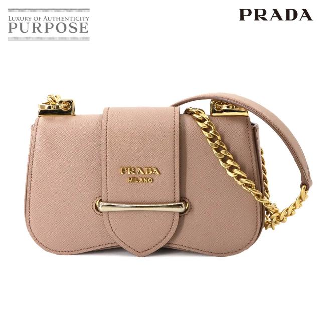 未使用 展示品 プラダ バッグ シドニー チェーン ショルダー バッグ サフィアーノレザー 1BD219 レディース 90292843 【中古】ブランド