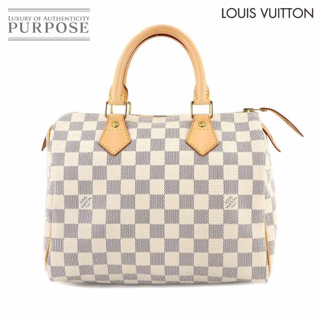 新品同様 ルイ ヴィトン バッグ ダミエ アズール スピーディ 25 ハンド バッグ N41534 ホワイト レディース 90292914 【中古】ブランド