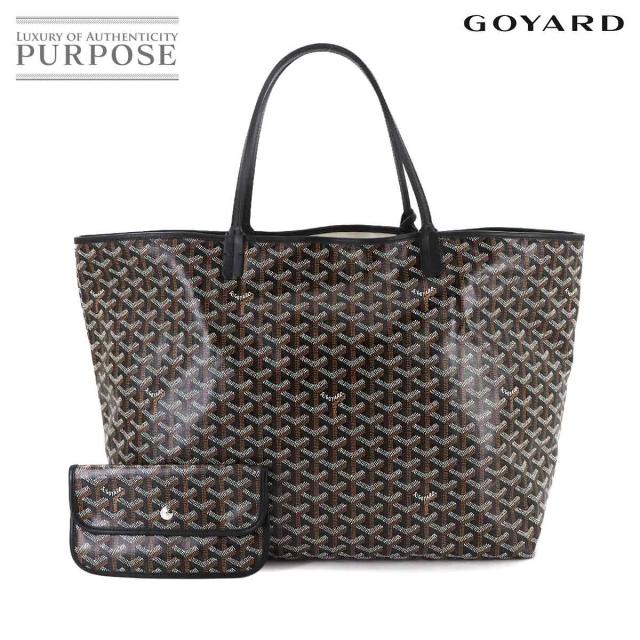 未使用 展示品 ゴヤール バッグ サンルイ GM トート バッグ ヘリンボーン PVC レザー メンズ レディース 90293337 【中古】ブランド