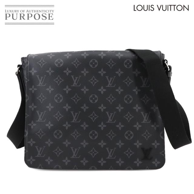 ルイ ヴィトン バッグ モノグラム エクリプス ディストリクト MM NM ショルダー バッグ ブラック メンズ 90295932 【中古】ブランド