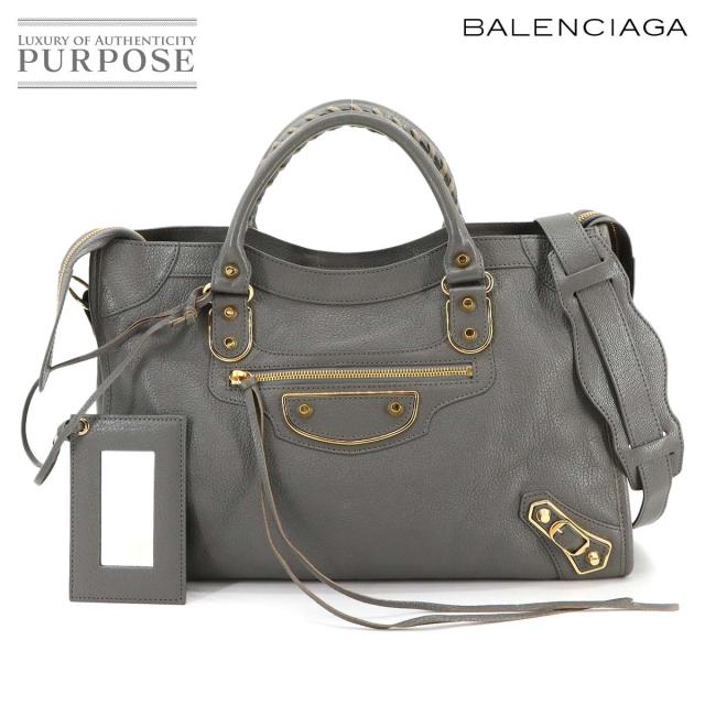 美品 バレンシアガ バッグ クラシック メタリック エッジ シティ 2way バッグ レザー 390154 レディース 90298094 【中古】ブランド