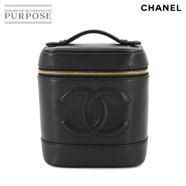 新品同様 シャネル バッグ バニティ ハンド バッグ キャビアスキン レザー ブラック A01998 レディース 90299225 【中古】ブランド