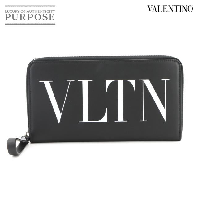 新品同様 ヴァレンティノ ガラヴァーニ 財布 VLTN ラウンドファスナー 長財布 レザー メンズ 90299239 【中古】ブランド