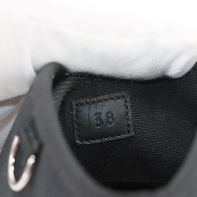 未使用 展示品 エルメス  イティネレール ハイカット スニーカー キャンバス ブラック 38 25.0cm レディース 90299691 【中古】ブランド