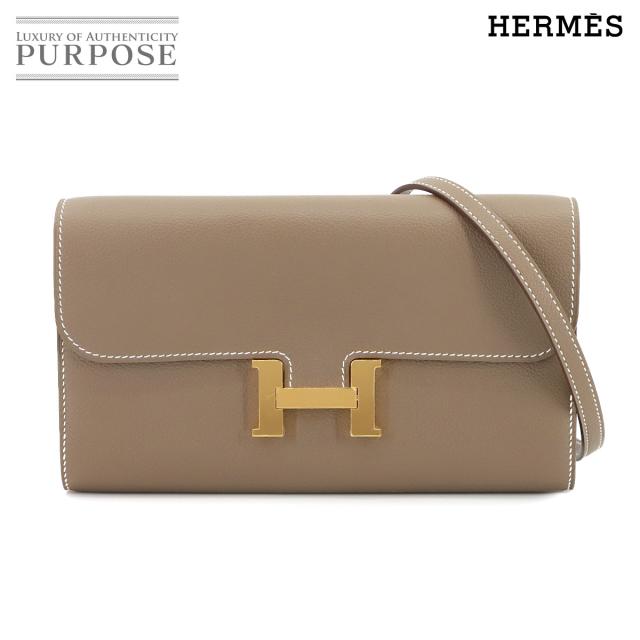 未使用 展示品 エルメス 財布 コンスタンスロング トゥーゴー 二つ折り 長財布 エバーカラー レディース 90300355 【中古】ブランド