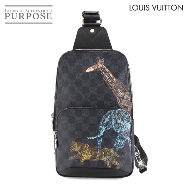 新品同様 ルイ ヴィトン バッグ ダミエ グラフィット スタンプ アヴェニュー スリング バッグ メンズ 90303204 【中古】ブランド