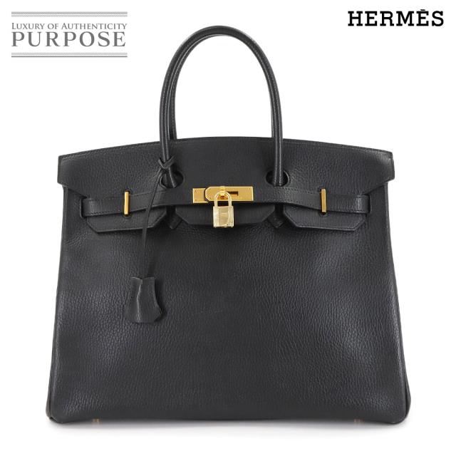 新品同様 エルメス バッグ バーキン35 アルデンヌ ブラック ハンド バッグ 〇Z刻印 1996年製 レディース 90303719 【中古】ブランド