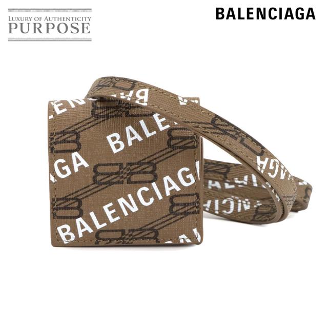 未使用 展示品 バレンシアガ 小物 BBモノグラム AirPods ケース PVC ブラウン 702589 レディース メンズ 90303818 【中古】ブランド