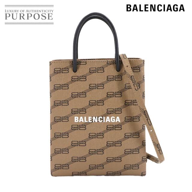 新品同様 バレンシアガ バッグ BBモノグラム ラージ ショッピング バッグ 2way ハンド バッグ PVC レディース 90304503 【中古】ブランド