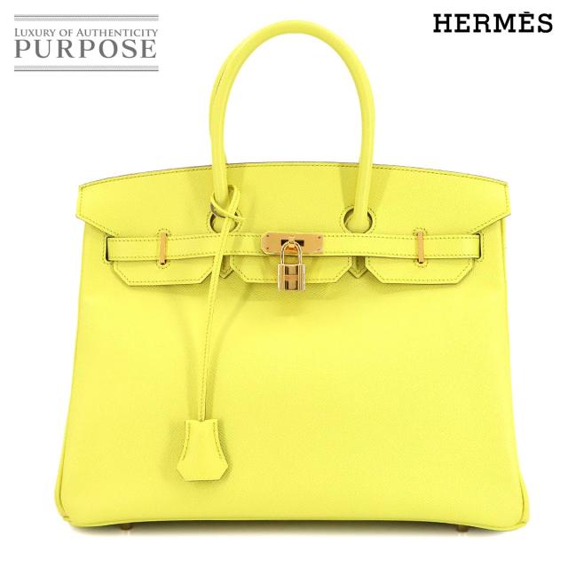 未使用 展示品 エルメス バッグ バーキン35 エプソン スフレ ハンド バッグ □Q刻印 レディース 90304782 【中古】ブランド