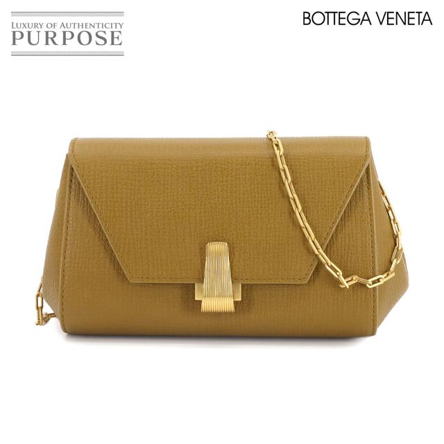 未使用 展示品 ボッテガ ヴェネタ バッグ ミニ アングル チェーン ショルダー バッグ レザー レディース 90304829 【中古】ブランド