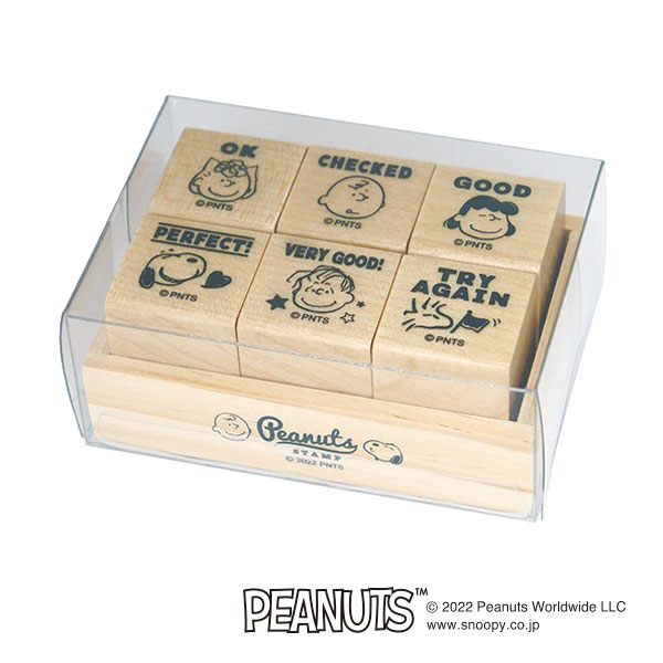 こどものかお スヌーピー 6Pスタンプセット ピーナッツ 評価印 2280-002【メール便不可】の通販はau PAY マーケット - こまもの本舗 au PAY マーケット店 | au ...