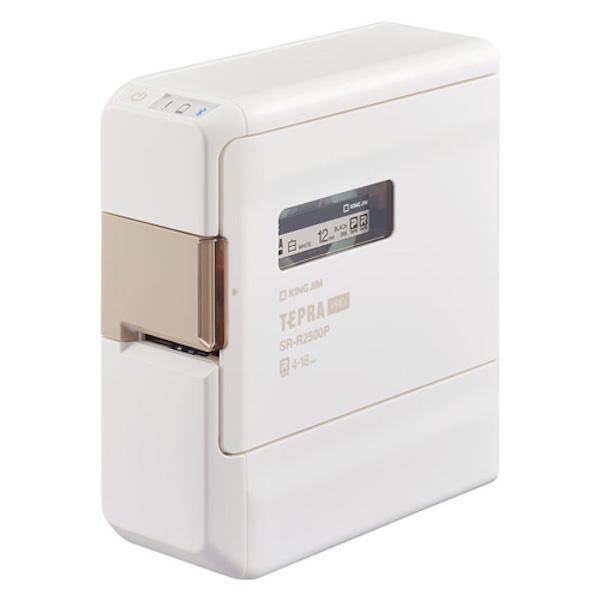 KINGJIM キングジム ラベルライター 「テプラ」PRO 白 SR-R2500P 【送料無料】