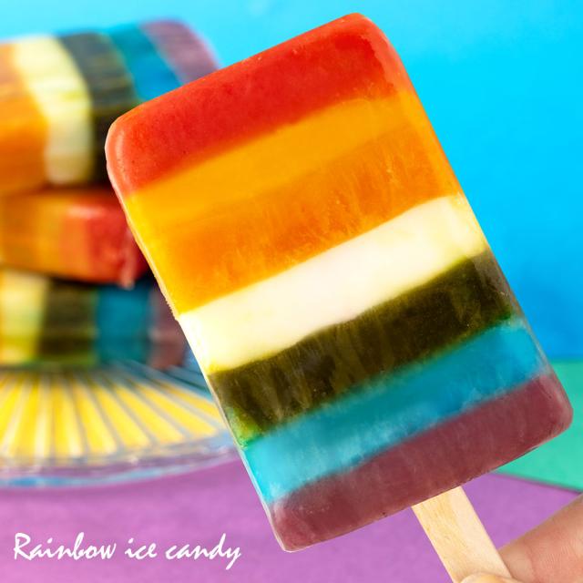 レインボーアイス 15本セット [ レインボー スイーツ 虹 贈り物 お