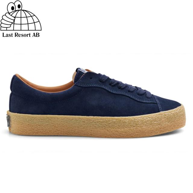 LAST RESORT AB ラストリゾート スケートボード シューズ VM002 SUEDE ネイビー/ガム NO27