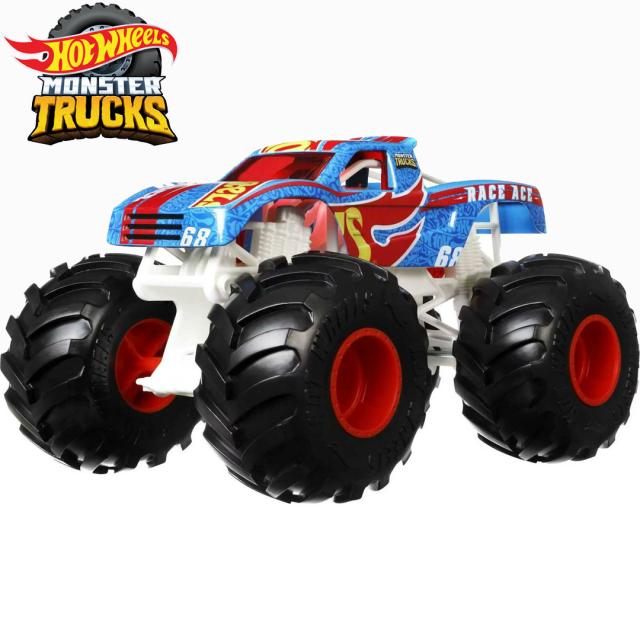 ホットウィール HOT WHEELS USAモデル MONSTER TRUCKS OVERSIZED RACE ACE モンスタートラック レースアース ビークル 1/24 メタル NO02