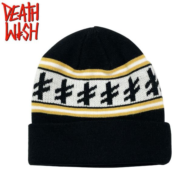 デスウィッシュ DEATHWISH ニットキャップ GANG LOGO BEANIE ブラック・イエロー NO08の通販はau PAY マーケット - スケートボードショップ砂辺 au PAY ...
