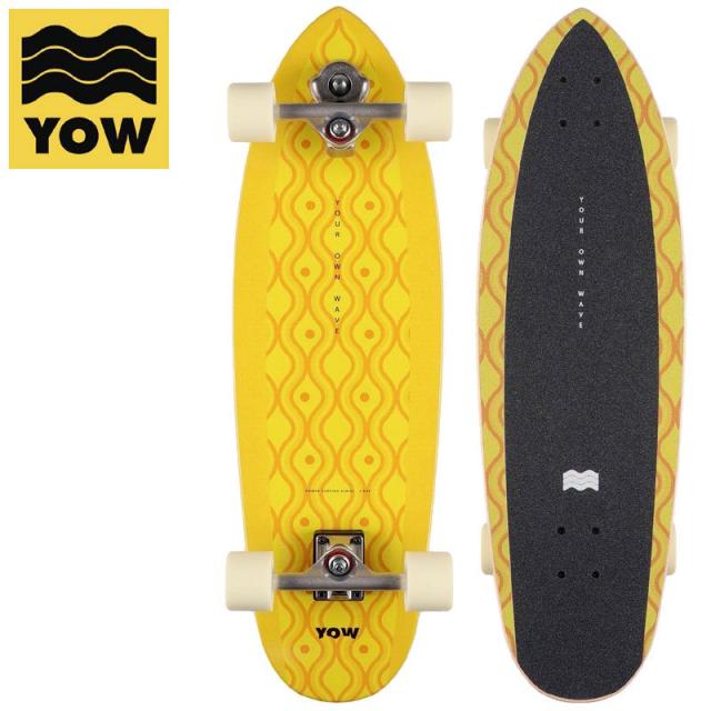 YOW サーフスケート ロングボード コンプリート J-BAY 33インチ COMPLETE SURFSKATE ヤウ システム スラスタートラック仕様 NO12