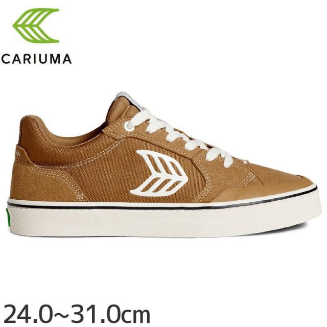 CARIUMA カリウマ スケートボード シューズ THE VALLELY スウェード キャンバス キャメル x アイボリー NO7