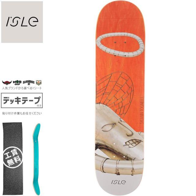 ISLE アイル スケボー デッキ TOGNELLI KIRA FREIJE ARTIST SERIES DECK 8.0インチ オレンジ NO46